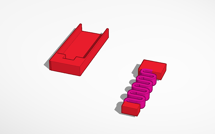 3D design Button fidget - Tinkercad