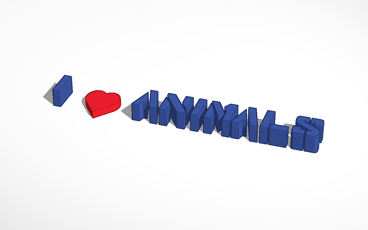 3D design Animals#MySavvySwirl - Tinkercad