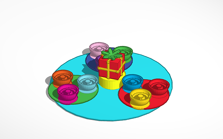 3D design Cloudy yay Tea cup ride - Tinkercad