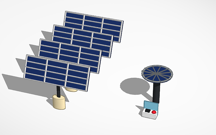 3D design Power Generator - Tinkercad
