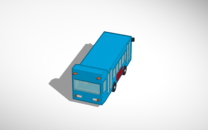 3D design Cyrill Weber Bus - Tinkercad