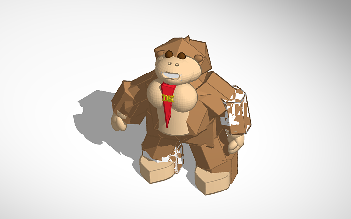 3D design Donkey Kong - Tinkercad