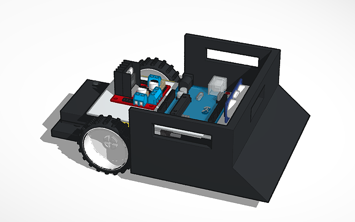 3D design SUMOBOT DESIGN - Tinkercad