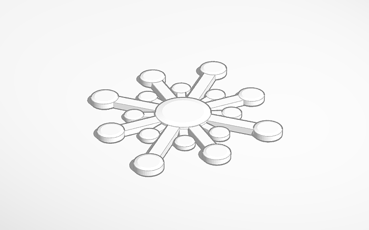 3D design Snowflake - Tinkercad