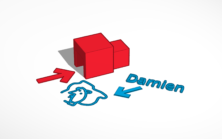 3D design Happy Rat - Tinkercad