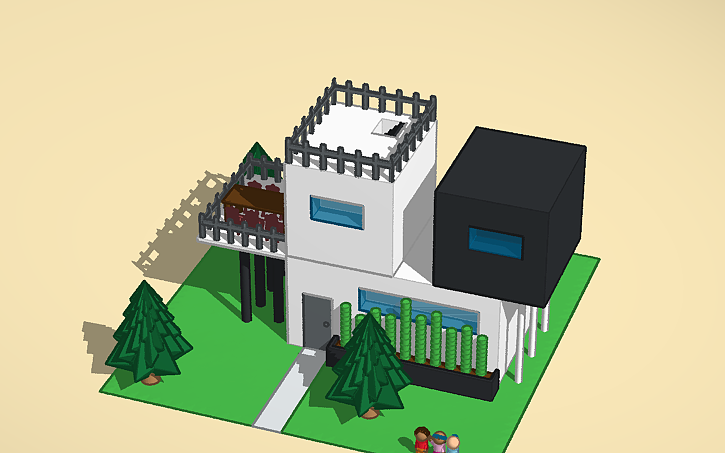 3D design Copy of House Challenge - Tinkercad