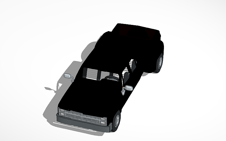 3D design Fully Repaired 86 chevy square body dually abandoned - Tinkercad