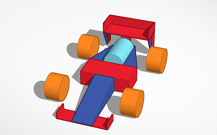 3D design f1 2022 dibtecnic - Tinkercad