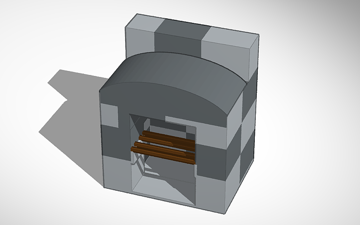 3D design Fireplace - Tinkercad