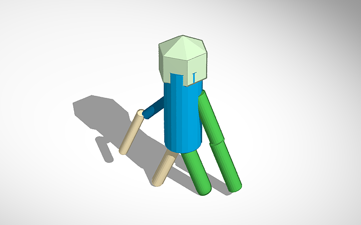 3D design SICK MAN - Tinkercad