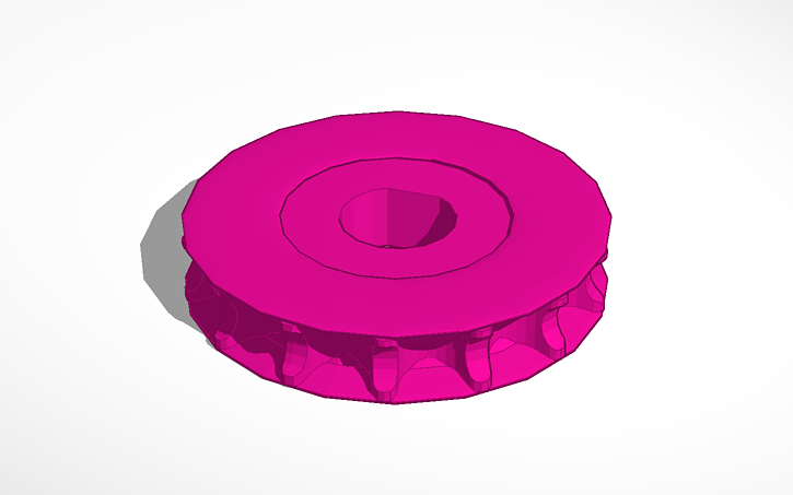 3D design small 3mm ball chain gear - Tinkercad