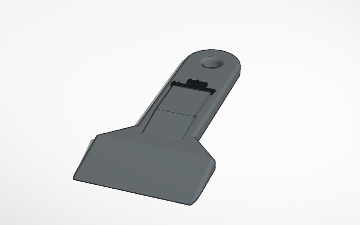3D design 3D Printer Build Plate Scraper - Tinkercad