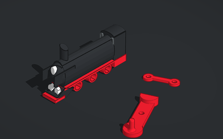 3D design German Styled Steam Locomotive | Toy - Tinkercad