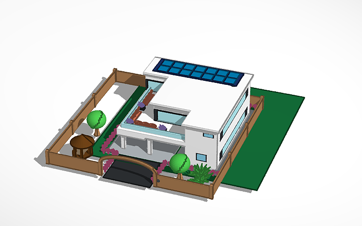 3D design SMART HOUSE - Tinkercad