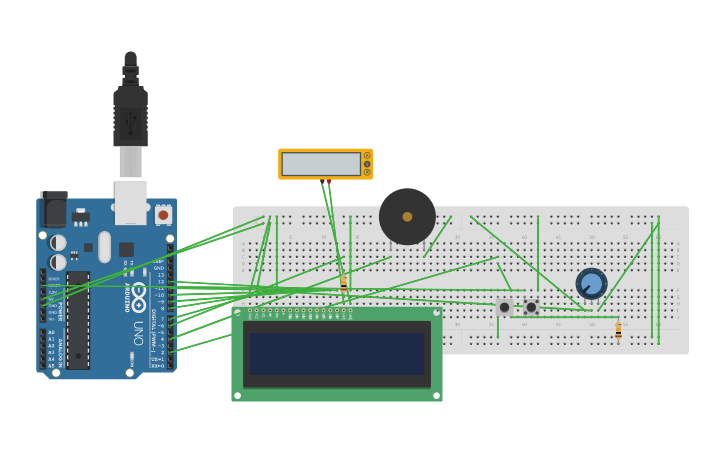 Circuit design Arduino Door Bell - Tinkercad