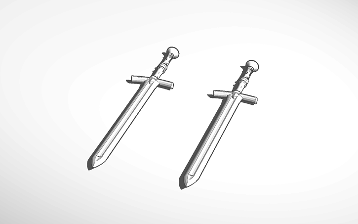 3D design Swords - Tinkercad