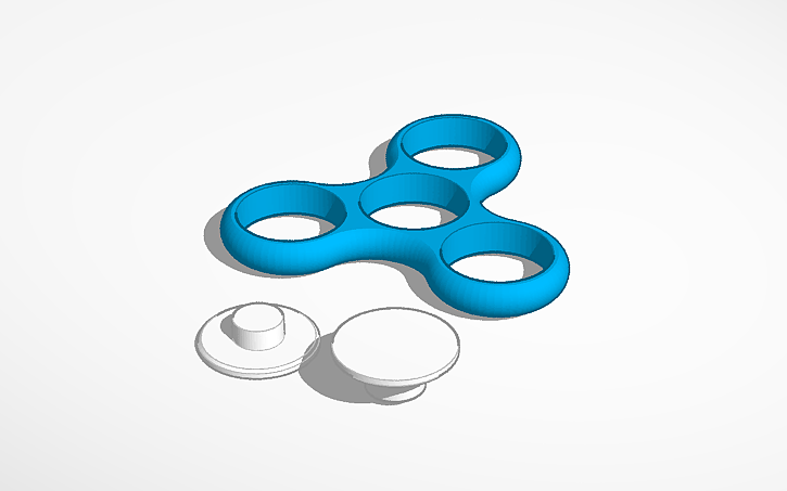 3D design Fidget spinner - Tinkercad