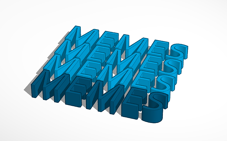3D design MEMES-(look at the pics) - Tinkercad