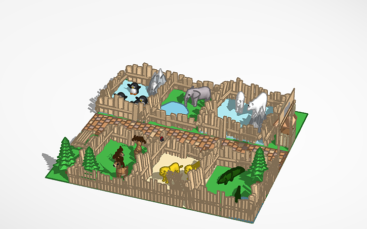 3D design Zoo - Tinkercad