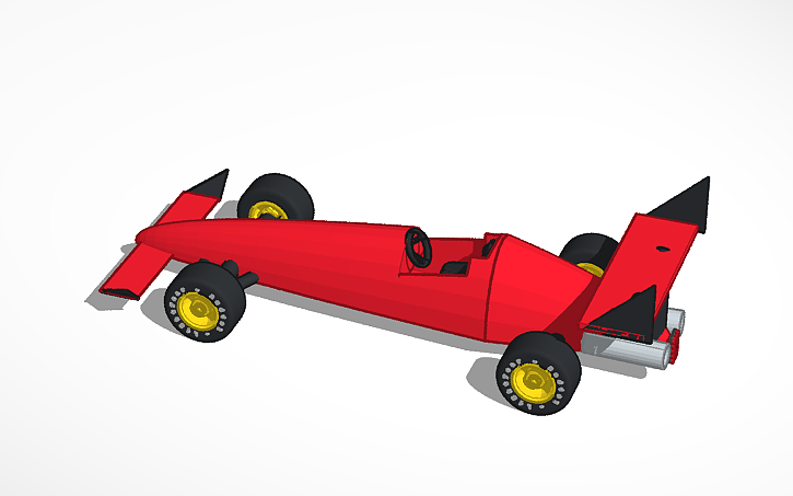 3D design F1 car - Tinkercad