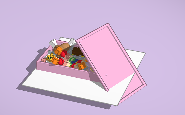3D design lunch box🍳 - Tinkercad