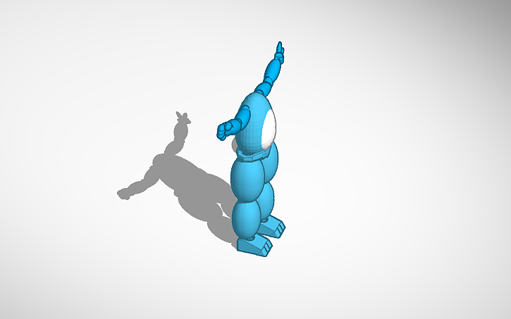 3D design five nights at freddys toy bonnie - Tinkercad