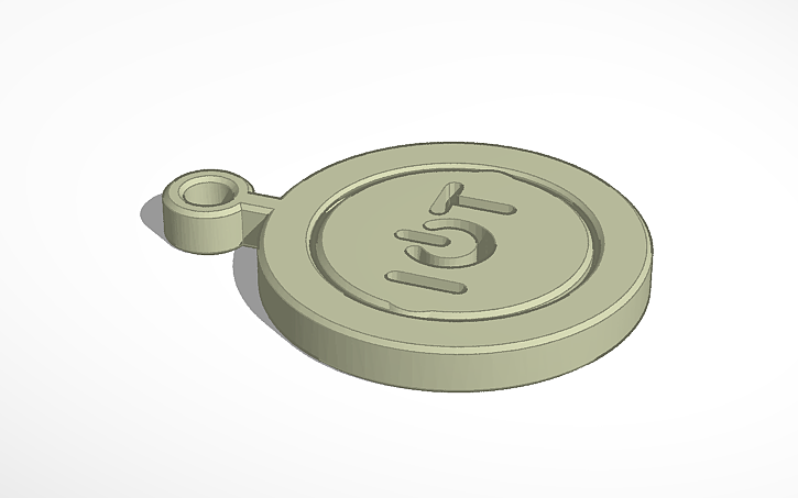 3D design IoT Keychain - Tinkercad