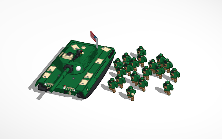 3D design US Army - Tinkercad