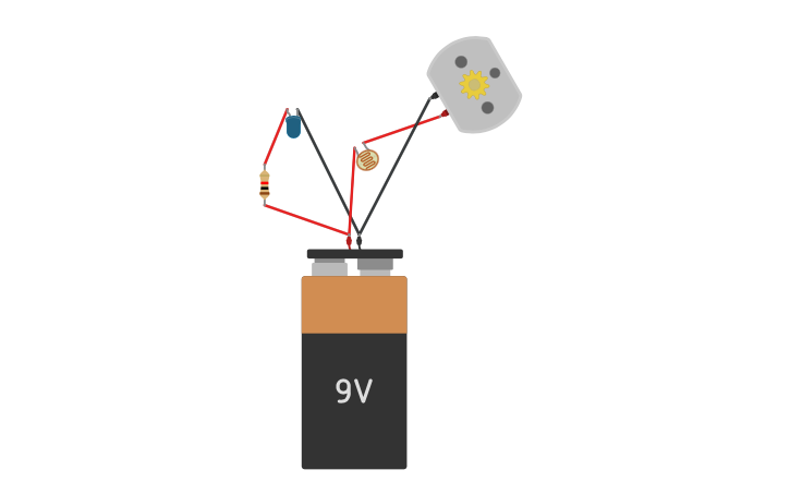 Circuit design Simple TinkerCad Circuit - Tinkercad