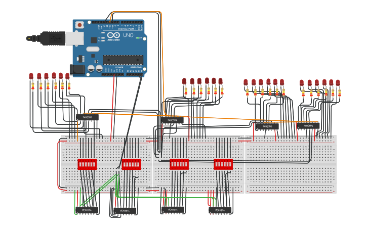 Circuit design Projeto/Laser/Erick/Expansores - Tinkercad