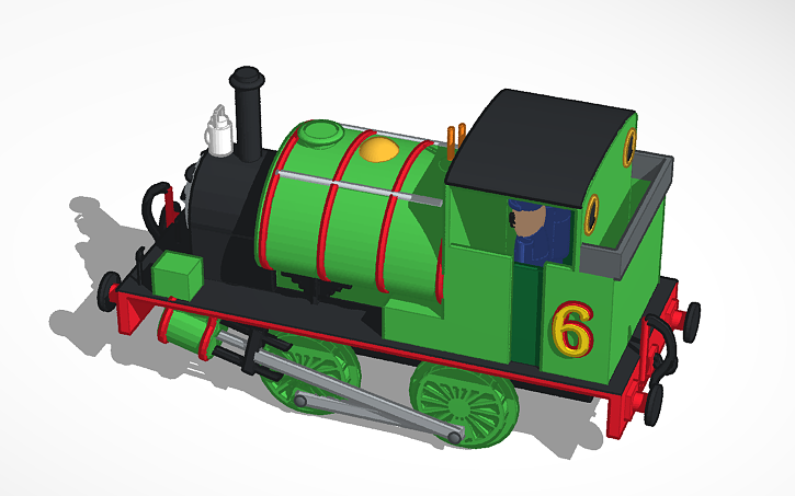 3D design the railway series : percy the small engine - Tinkercad