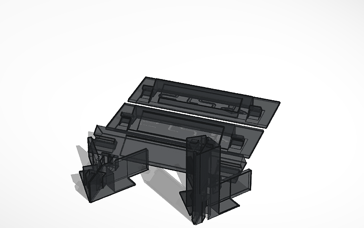 3D design PS5 Game Disc Wall Mount - Tinkercad