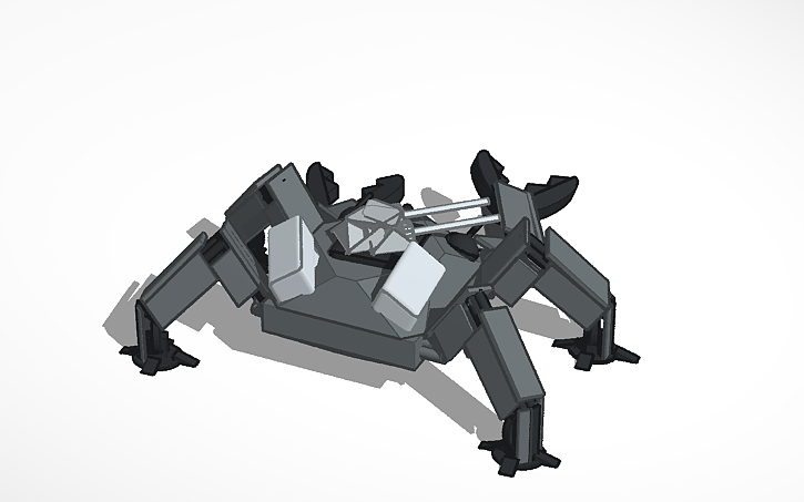 3D design Spider Mech - Tinkercad