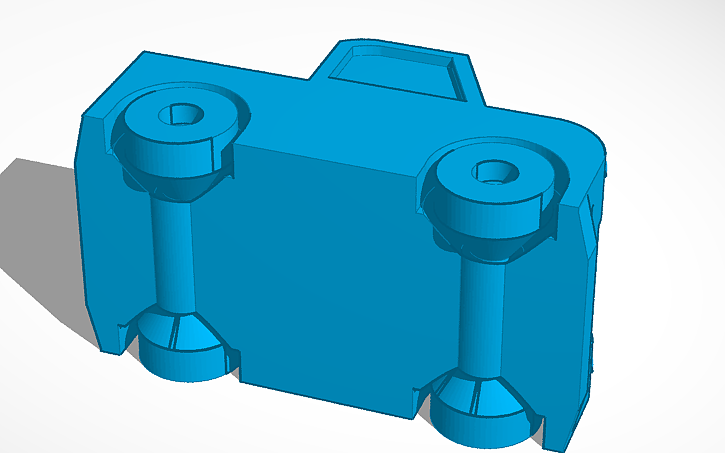 3D design print in place Truck toy - Tinkercad
