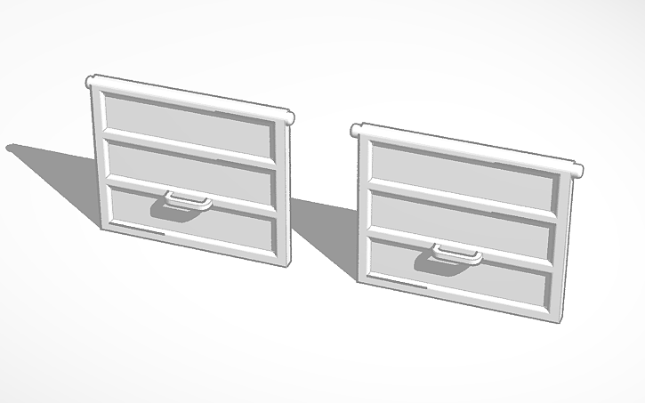 3D design Garage Doors - Tinkercad