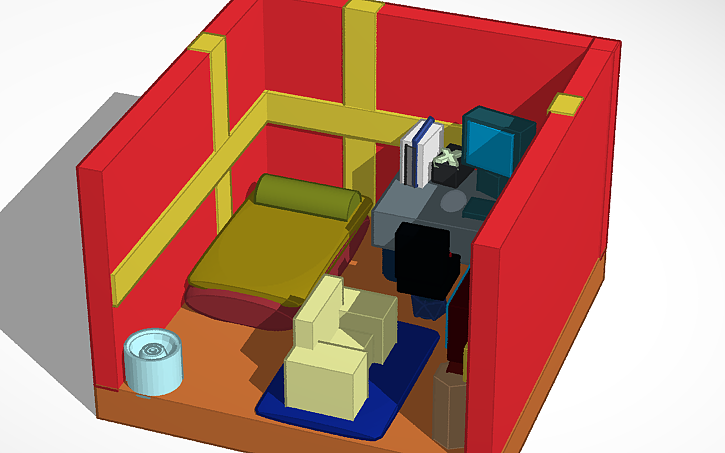 3D design My dream room - Tinkercad