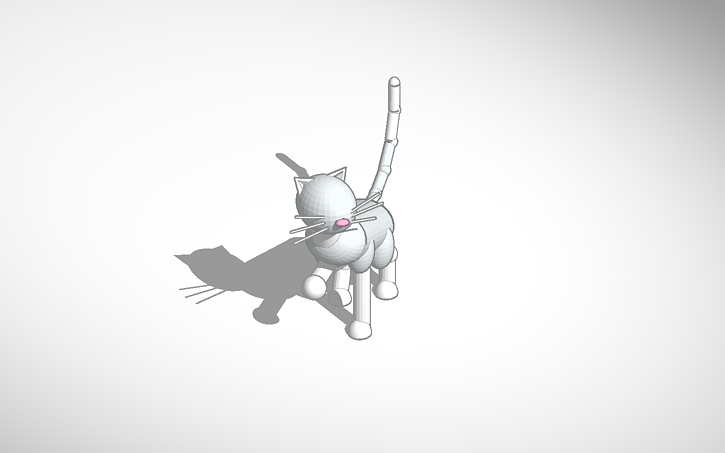 3D design Wind Cat - Tinkercad