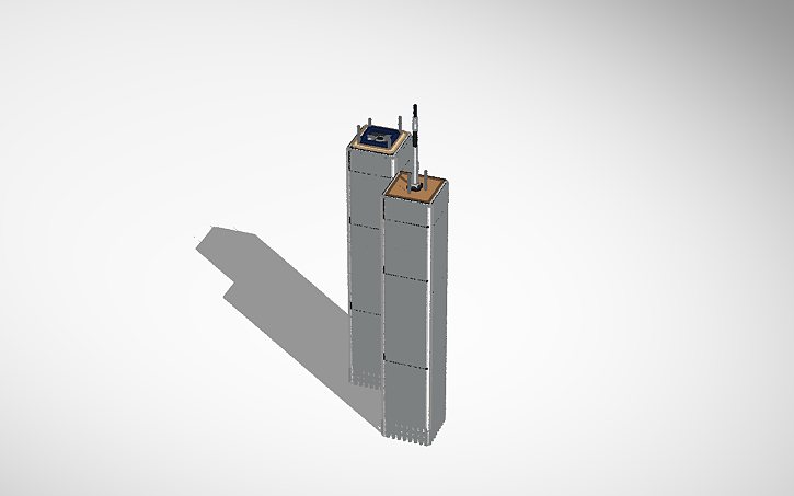 3D design World Trade Center - Tinkercad