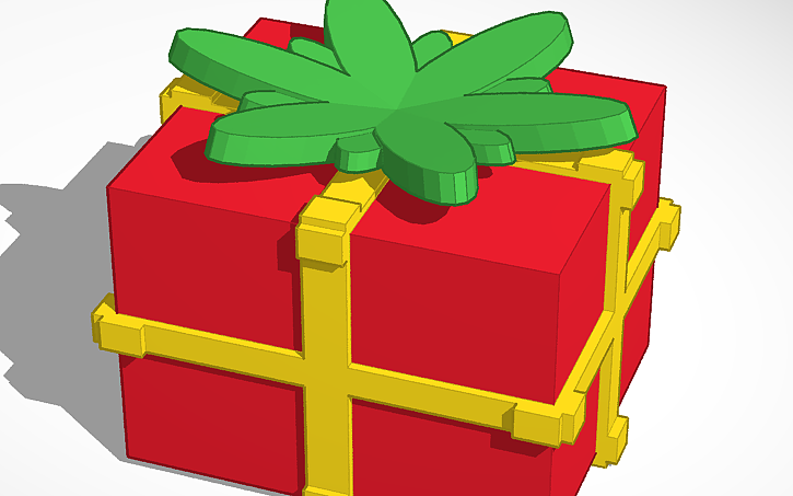 3D design Gift Box - Tinkercad