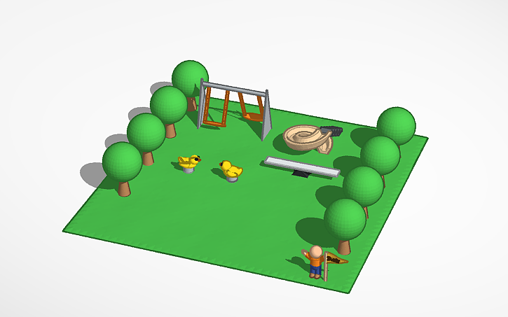 3D design Copy of Design a Park Challenge - Tinkercad