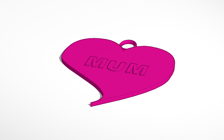 3D design mothers day - Tinkercad