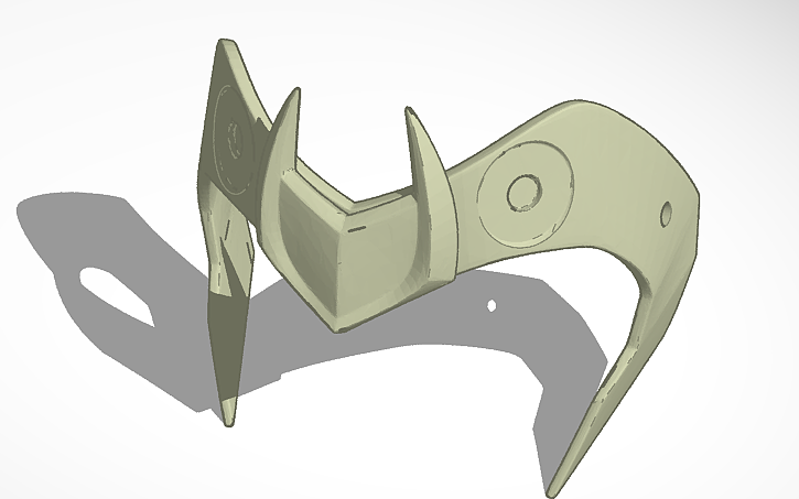 3D design Loki crown - Tinkercad