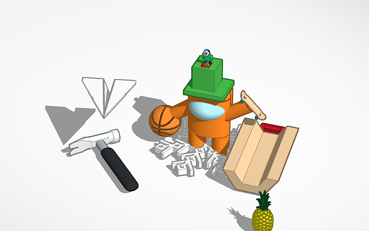 3D design Among us - Tinkercad