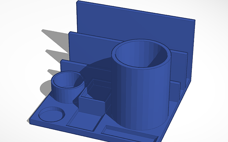 3D design Desk Organizer - Tinkercad