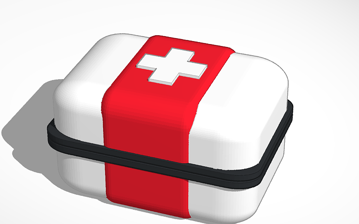 3D design Fortnite Medkit - Tinkercad