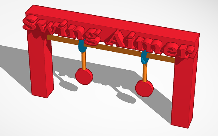 3D design Swing Aimer - Tinkercad