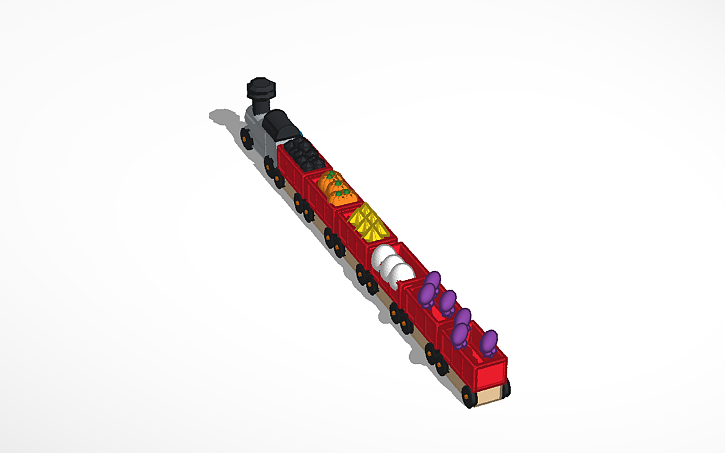 3D design Darcie S train design - Tinkercad