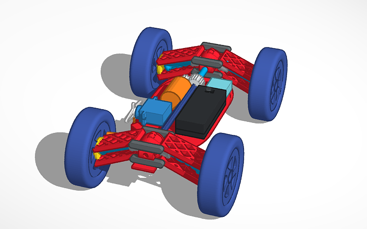 3D design Rc car - Tinkercad