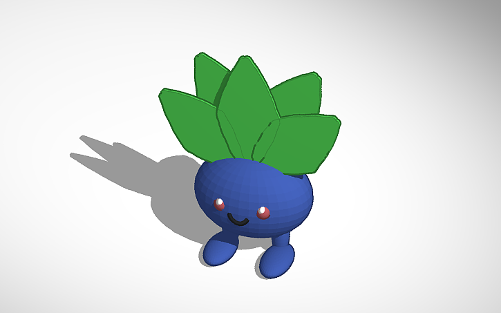 3D design Oddish - Tinkercad
