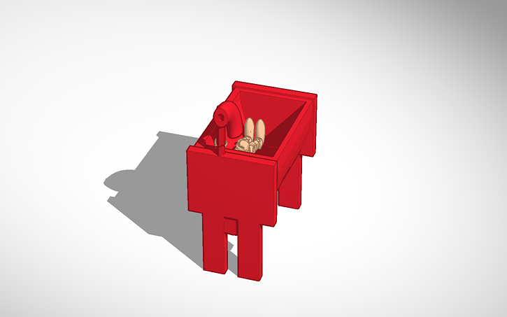 3D design Baby Crib - Tinkercad
